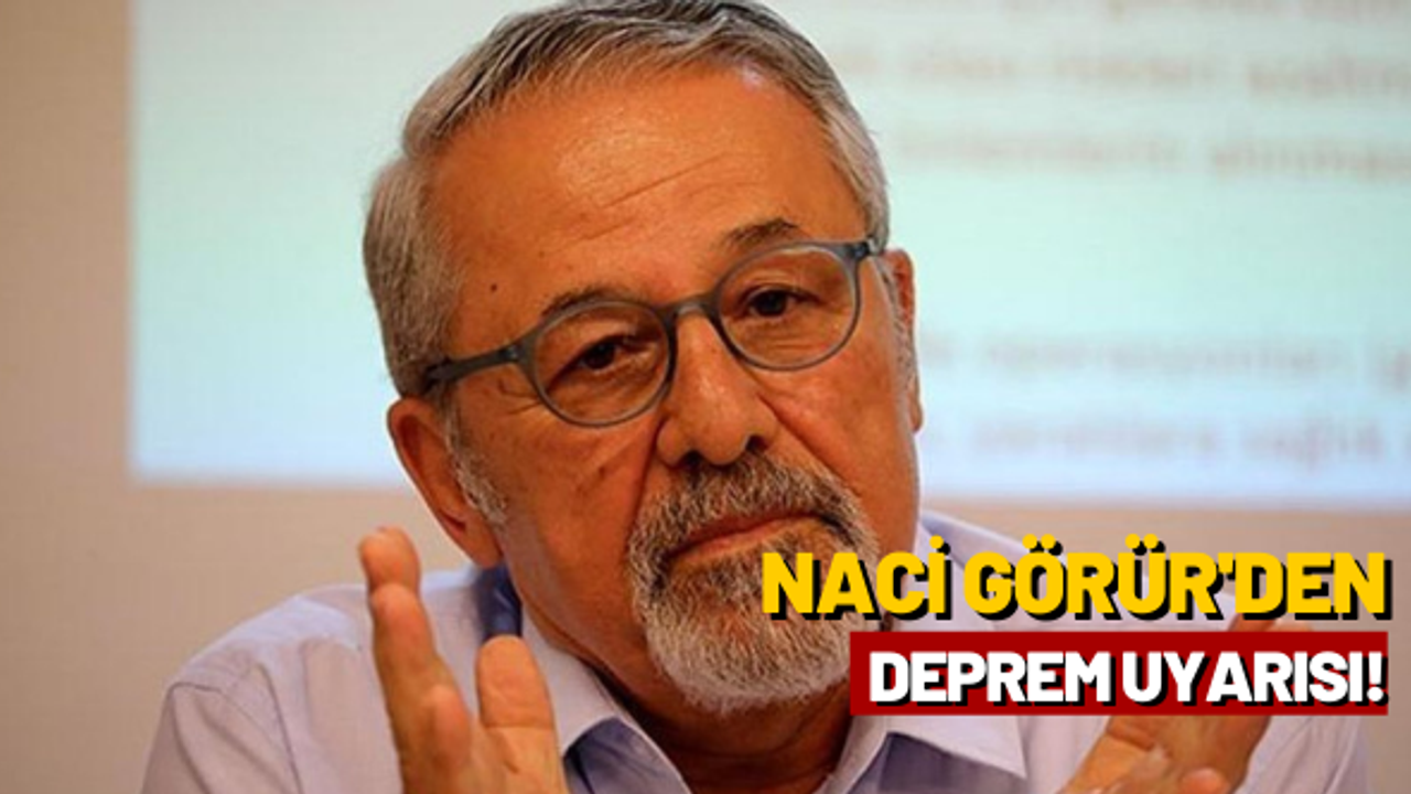 Prof. Dr. Naci Görür’den deprem uyarısı - İzmir Haberleri