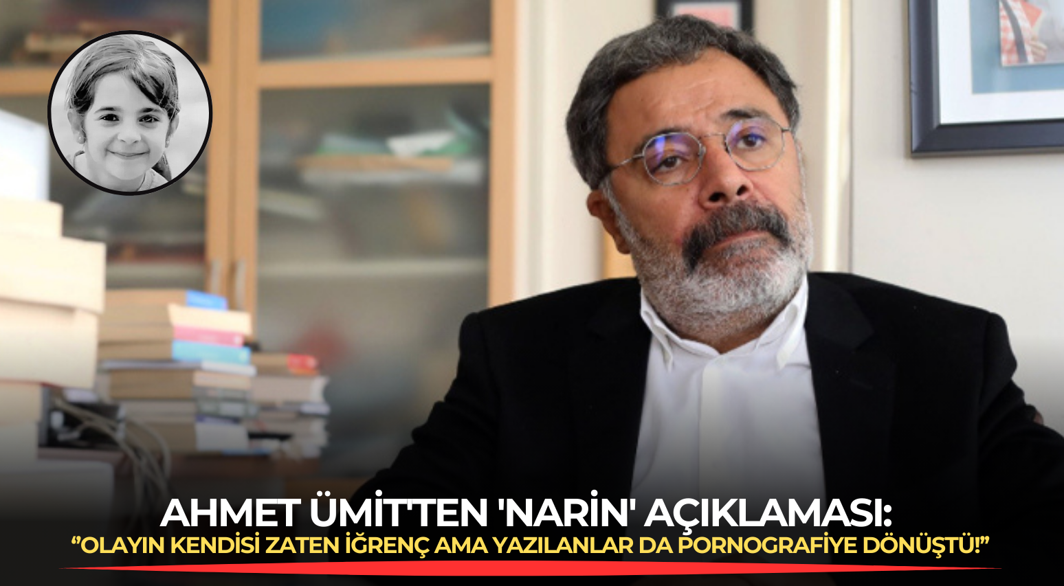 Yazar Ahmet Ümit küçük Narin hakkında konuştu: Olayın kendisi zaten ... Yazar Ahmet Ümit küçük Narin hakkında konuştu: Olayın kendisi zaten ...
