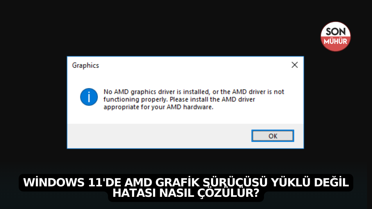 Windows 11'de AMD Grafik Sürücüsü Yüklü Değil Hatası Nasıl Çözülür ... Windows 11'de AMD Grafik Sürücüsü Yüklü Değil Hatası Nasıl Çözülür ...